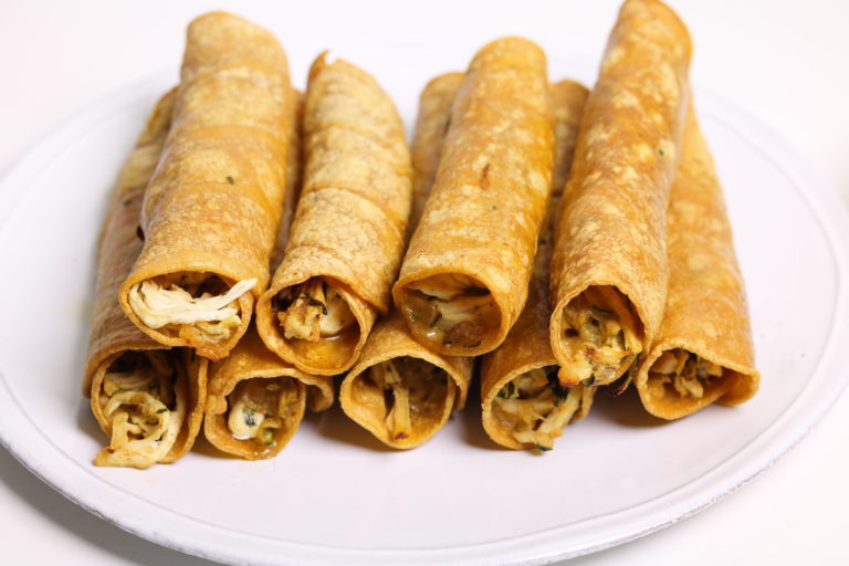 Chicken Taquitos - Three Hungry Boys
