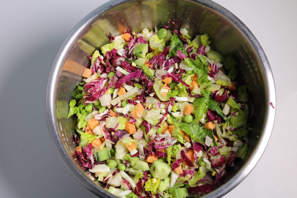 Spring Chopped Salad - Three Hungry Boys