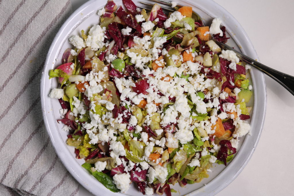 Spring Chopped Salad - Three Hungry Boys