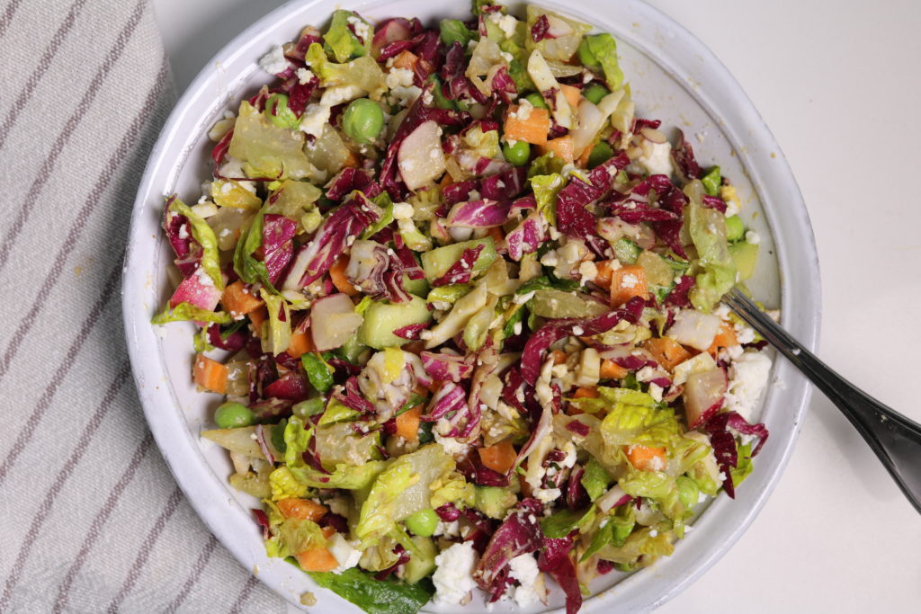 Spring Chopped Salad - Three Hungry Boys